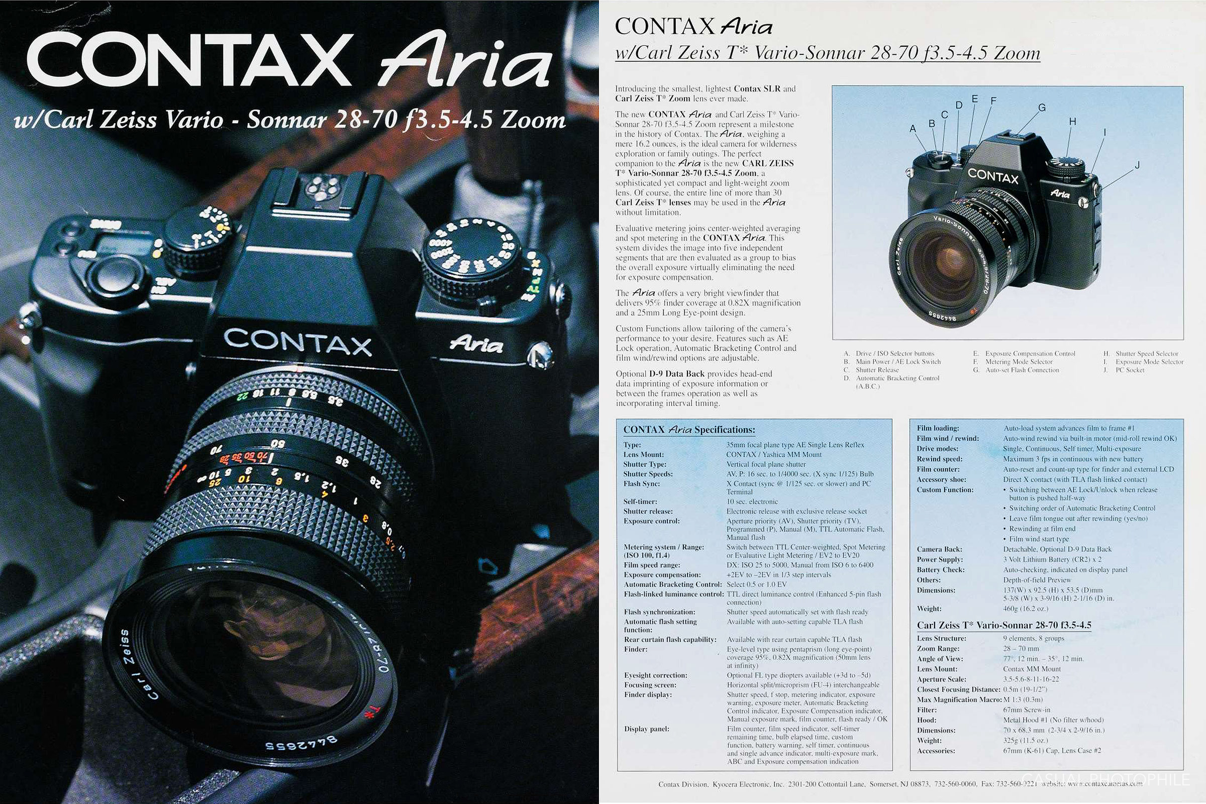 Contax Aria 70 Years Edition Review - Casual Photophile